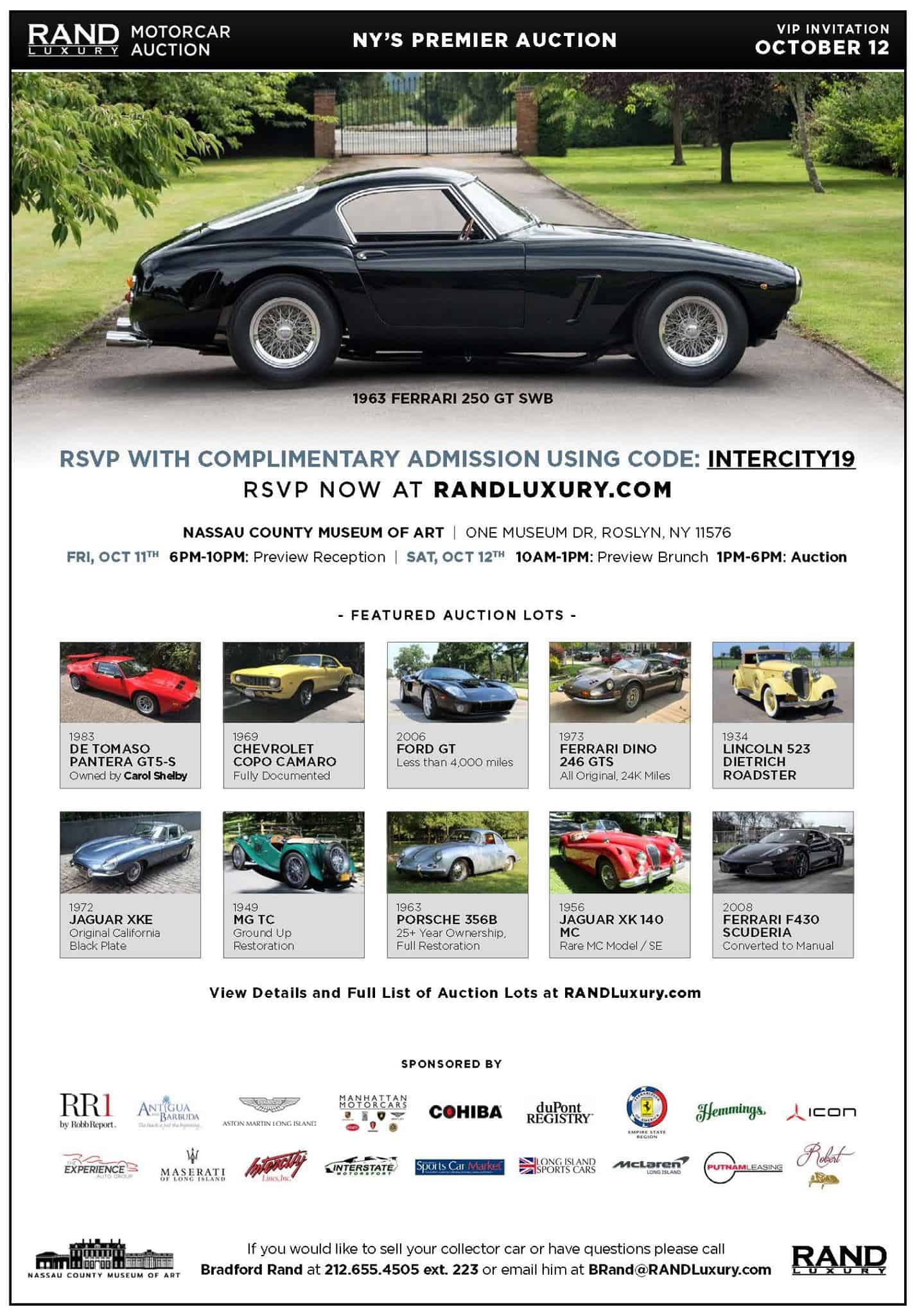 New York's Premier Car Auction - Intercity Lines